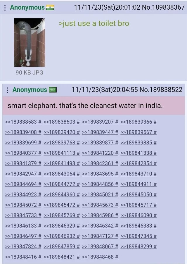 Anonymous No.189838367 >just use a toilet bro 90 KB JPG No. 189888822 ...