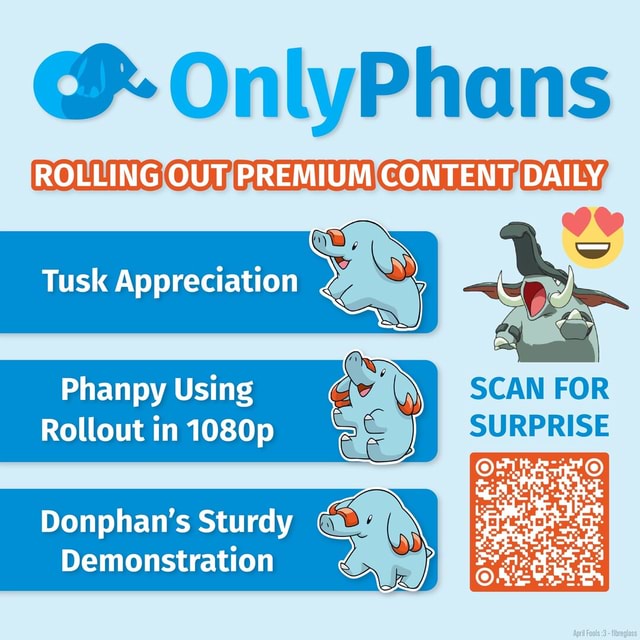ROLLING OUT PREMIUM CONTENT DAILY Tusk Appreciation SCAN FOR SURPRISE Phanpy Using Rollout in ...