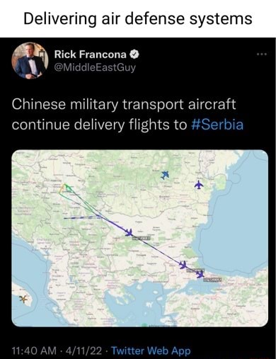 Delivering air defense systems Rick Francona Chinese military transport ...