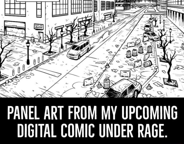 PANEL ART FROM DIGITAL COMIC UNDER RAGE. - iFunny