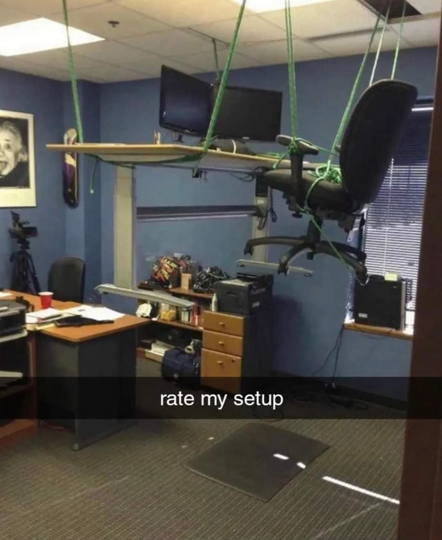 It rate my setup - iFunny