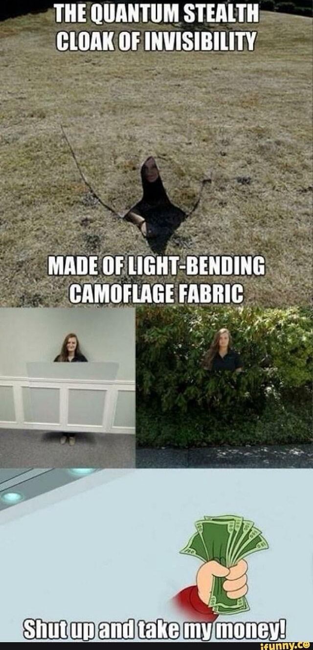 THE QUANTUM STEALTH CLOAK OF INVESIBILITY MAGE UF LIGHT-BENDING ...