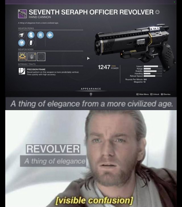 SEVENTH SERAPH OFFICER REVOLVER HAND CANNON AA thing of elegance trom a ...