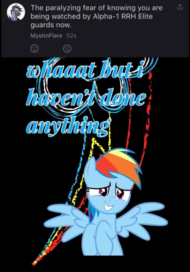 A The paralyzing fear of knowing you are being watched by Alpha-1 RRH ...