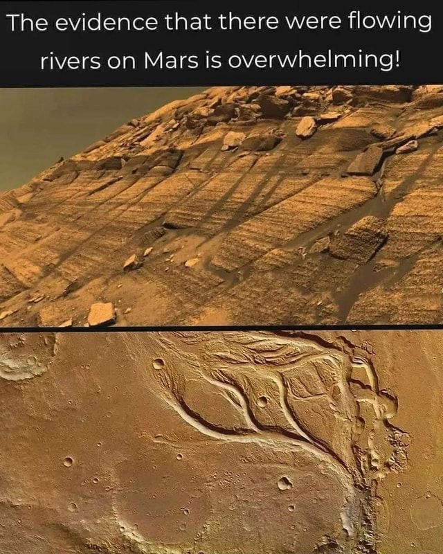 These are just two of many, many photos that seemingly prove Mars used ...