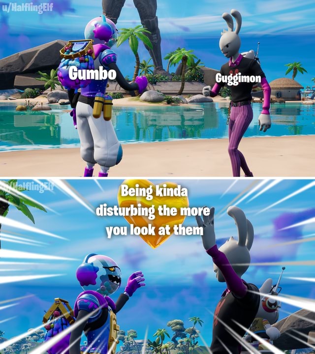 Gumbo Guggimon Being kinda disturbing the more you look at them - iFunny