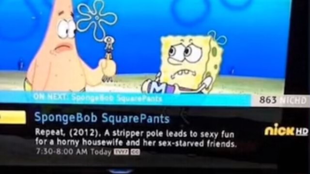 SpongeBob SquarePants Repeat, (2012), A stripper pole leads to sexy fun ...