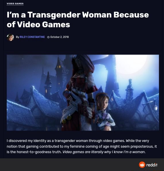 A Transgender Woman Because of Video Games @ evecevconstanTINe ostober ...