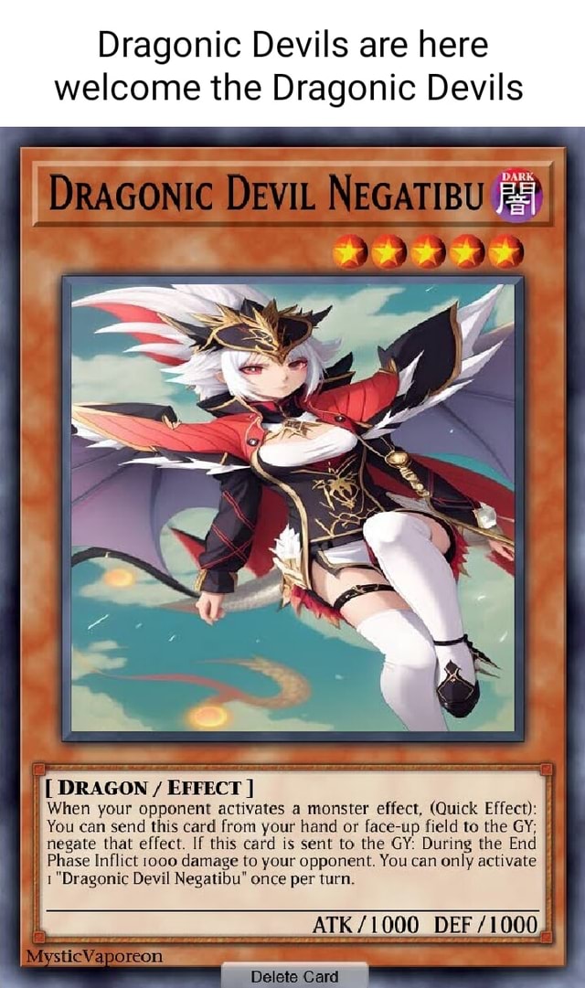 Dragonic Devils are here welcome the Dragonic Devils DRAGONIC DEVIL ...