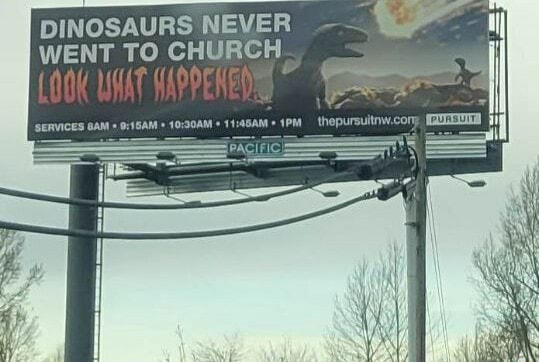 DINOSAURS NEVER WENT TO CHURCH - iFunny