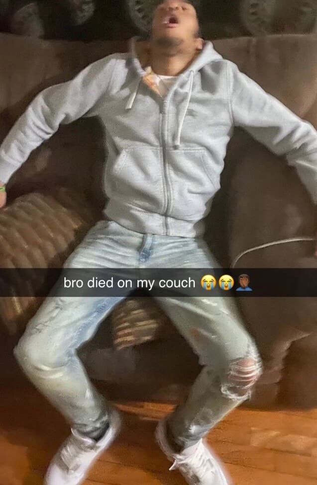 Bro died on my couch - iFunny