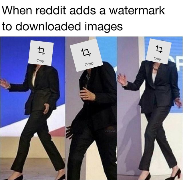 When reddit adds a watermark to downloaded images - iFunny