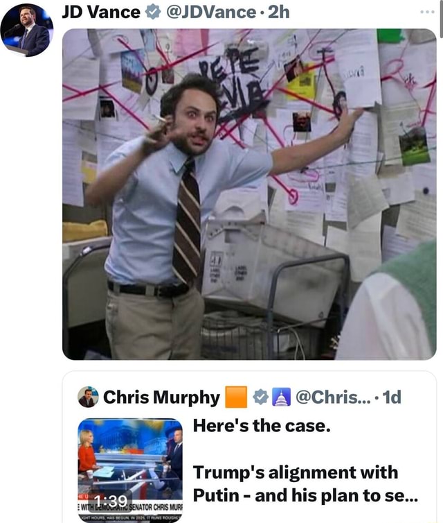 JD Vance & @JDVance- Chris Murphy I I @chris...- Here's the case. I ...