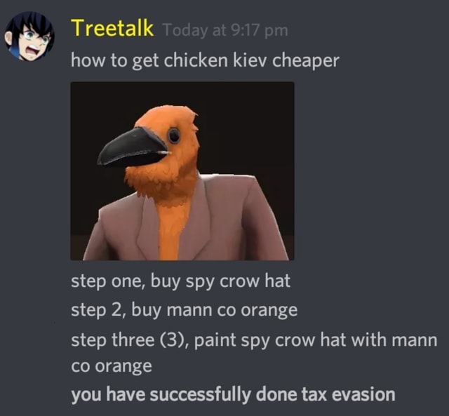 Qs Treetalk mm Mm how to get chicken kiev cheaper step one, buy spy ...
