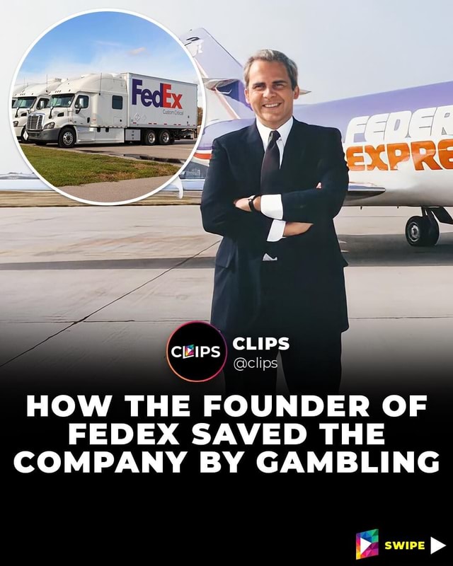 Once on the brink of bankruptcy, FedEx's founder, Frederick W. Smith ...
