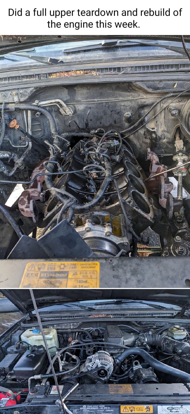 Did a full upper teardown and rebuild of the engine this week. rN - iFunny