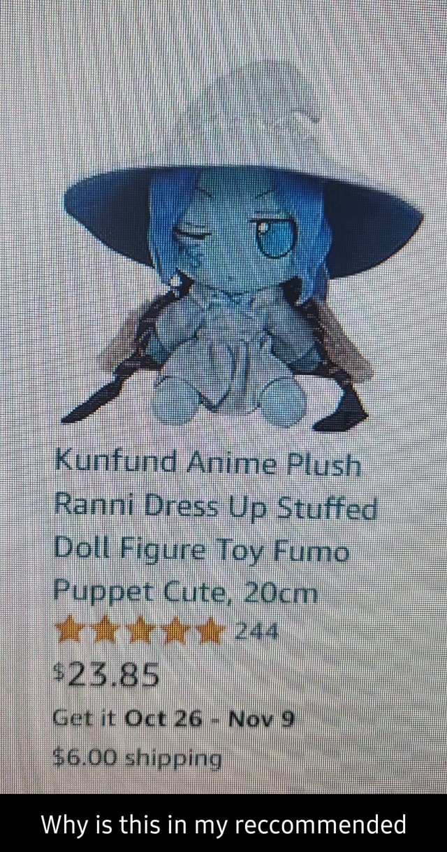 Kunfund Anime Plush Ranni Dress Up Stuffed Doll Figure Toy Fumo Puppet ...