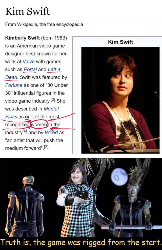 Kim Swift From Wikipedia, the free encyclopedia Kimberly Swift (born ...