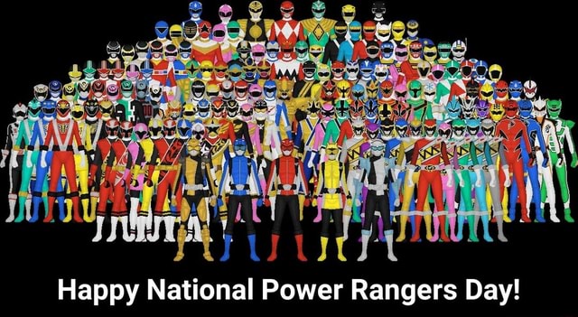 Happy National Power Rangers Day! - Happy National Power Rangers Day ...
