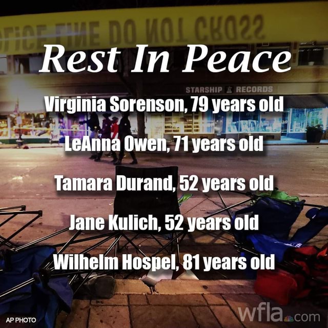 Rest In Peace REGO Virginia Sorenson, 79 years old LeAnna Owen, 71 ...