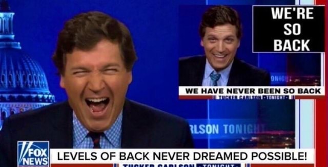 WE 'RIE SO BACK I I SON LEVELS OF BACK NEVER DREAMED POSSIELE! - iFunny