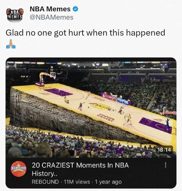 These YouTube thumbnails are crazy 🤣 - " NBA Memes MEME ND SY ANIV Glad ...