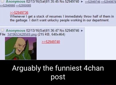 Whenever get a stack of resumes I immediately throw half of them in the ...