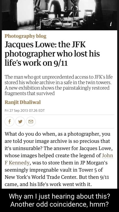 Photography blog Jacques Lowe: the JFK photographer who lost his life's ...