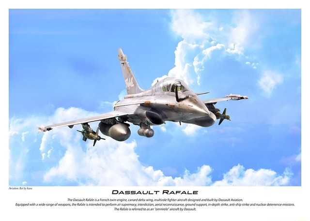 DASSAULT RAFALE The Dassault Rafae sa French twin-engine, canard delta ...