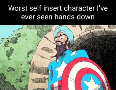 Worst self insert character I've ever seen hands down - iFunny