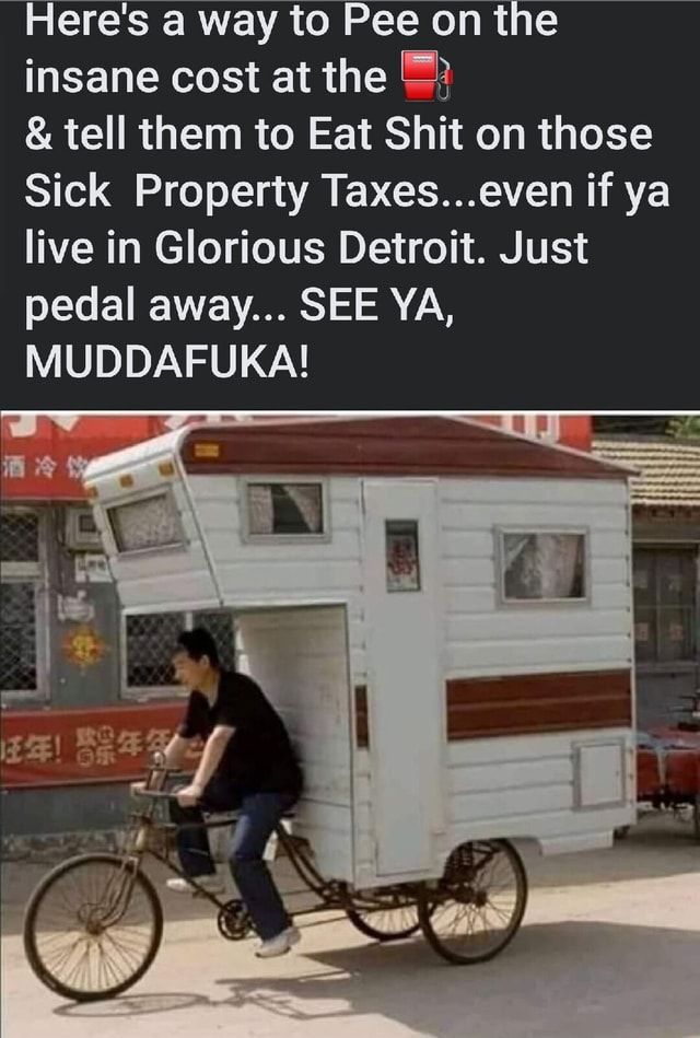 Here's a way to Pee on the insane cost at the & tell them to Eat Shit ...