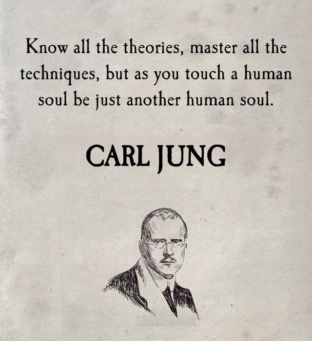 Know all the theories, master all the techniques, but as you touch a ...