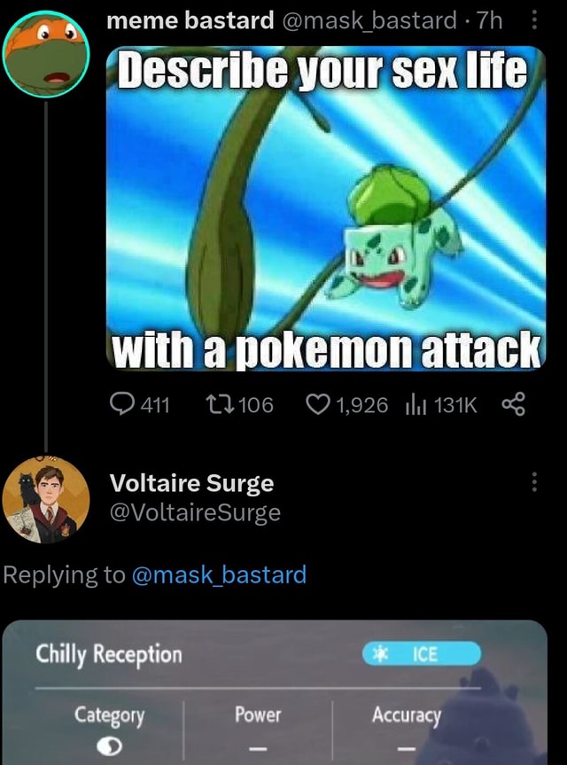 Meme bastard @mask bastard I Oan th106 1,926 131K Voltaire Surge ...
