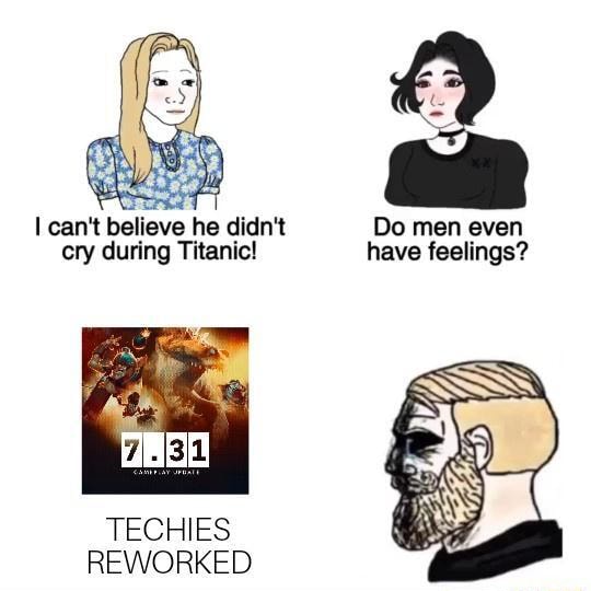 Miss old techies ? - can't believe he didn't Do men even cry during ...