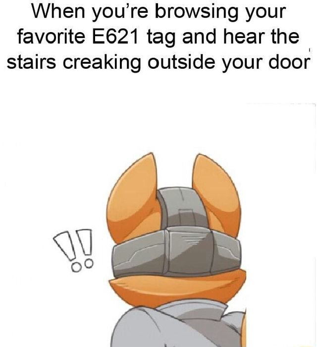 When you’re browsing your favorite E621 tag and hear the . stairs ...