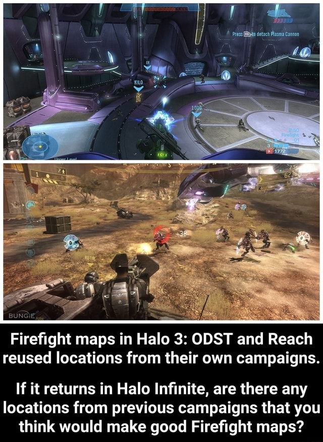 BUNGiE ES Firefight maps in Halo 3: ODST and Reach reused locations ...