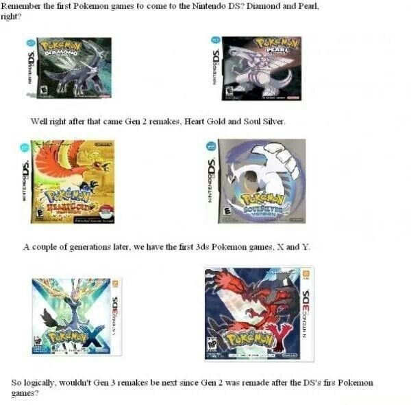 Remember the first Pokemon games to come to the Nintendo DS" Diamond ...