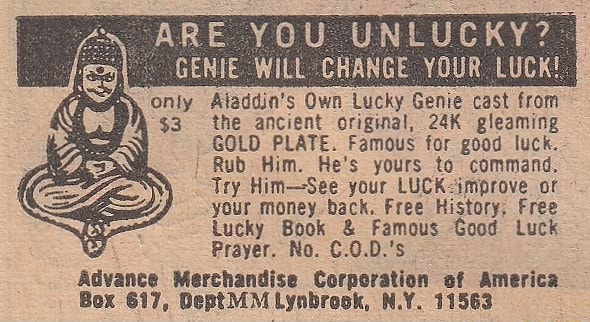 ARE YOU UNLUCKY? WILL YOUR only Aladdin's Own Lucky Genie cast from $3 ...