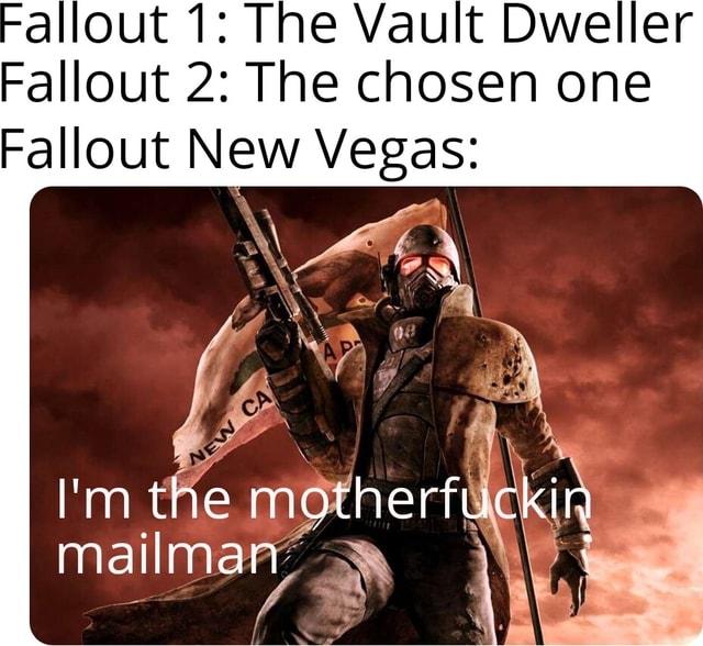Allout 1: The Vault Dweller Fallout 2: The chosen one Fallout New Vegas ...