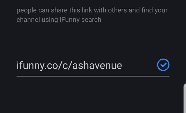 People can share this link with others and find your channel using ...