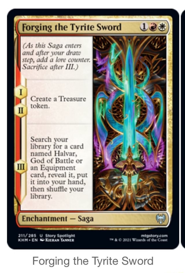 Forging the Tyrite Sword Lex I As this Saga enters and after your drau ...