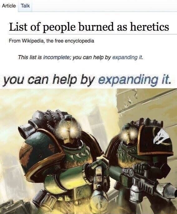 Article Talk List of people burned as heretics From Wikipedia, the free ...