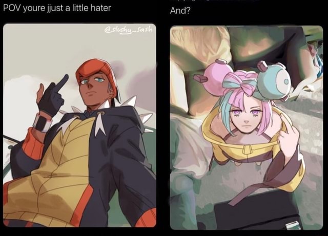 POV youre just a little hater And? - iFunny