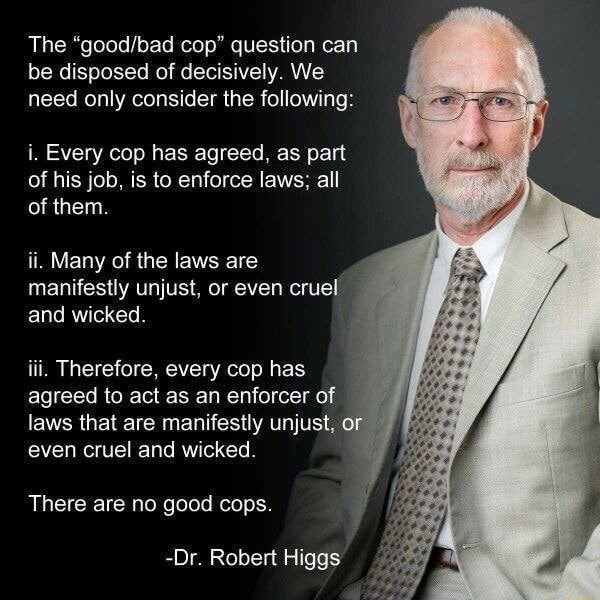The "good/bad cop" question can be disposed of decisively. We need only ...