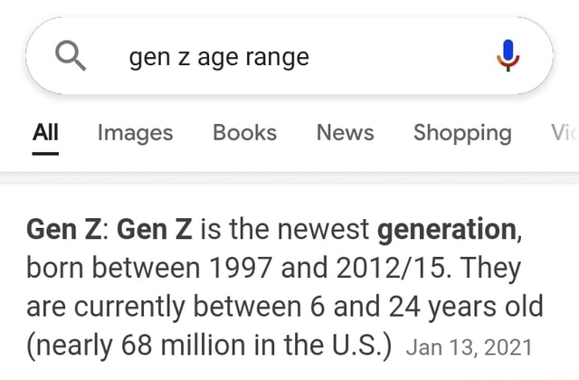 gen age range All Images Books News Shopping Vic Gen Z: Gen Z is the ...