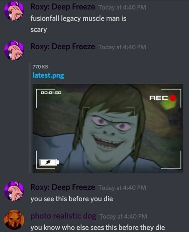 Fusionfall legacy muscle man is you see this before you die Today at 4: ...