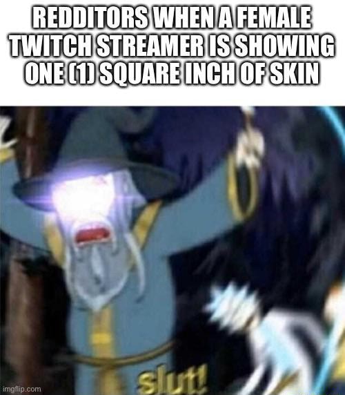 RED TWITCH STREAMERS SHOWING ONE (1) SQUARE INCH OF SKIN - iFunny