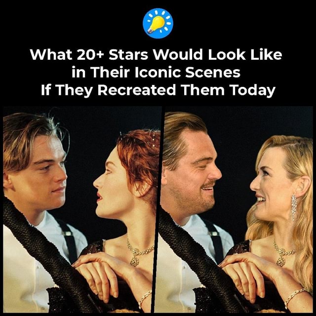 What 20+ Stars Would Look Like in Their Iconic Scenes If They Recreated ...