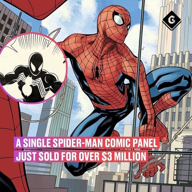 A SINGLE SPIDER- MAN COMIC PANEL JUST SOLD FOR OVER $3 MILLION - iFunny