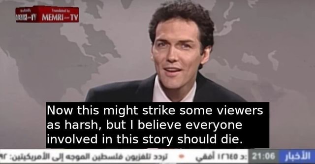 TY, Now this might strike some viewers as harsh, but I believe everyone ... TY, Now this might strike some viewers as harsh, but I believe everyone ...